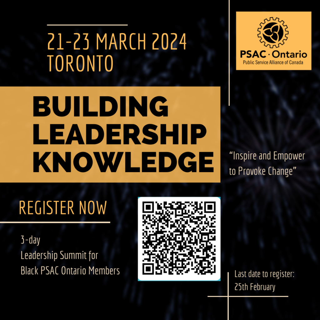Building Leadership Knowledge – Leadership Summit for Black PSAC ...