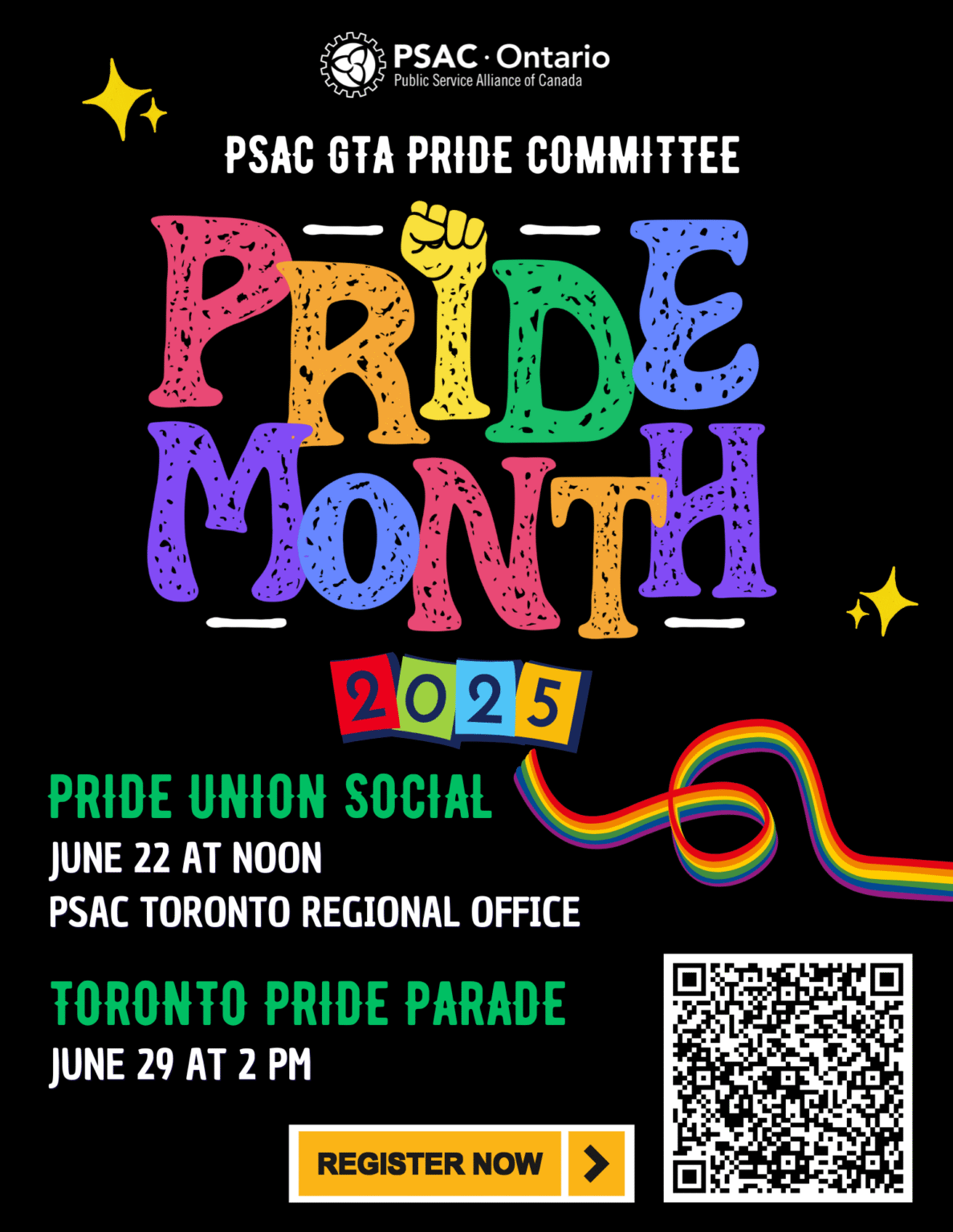 Toronto Pride Celebrations – PSAC Ontario